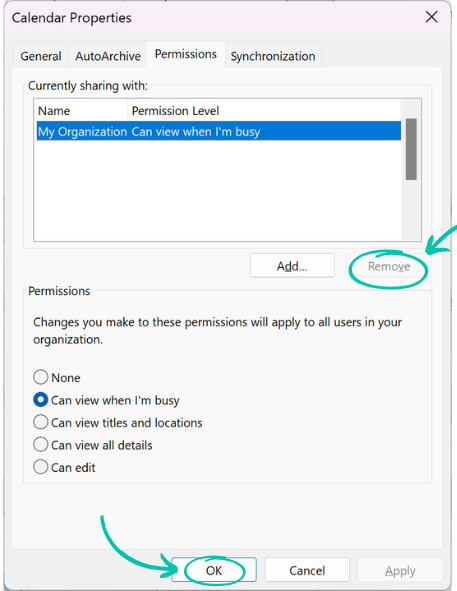How to Hide Your Calendar From Everyone in Office 365