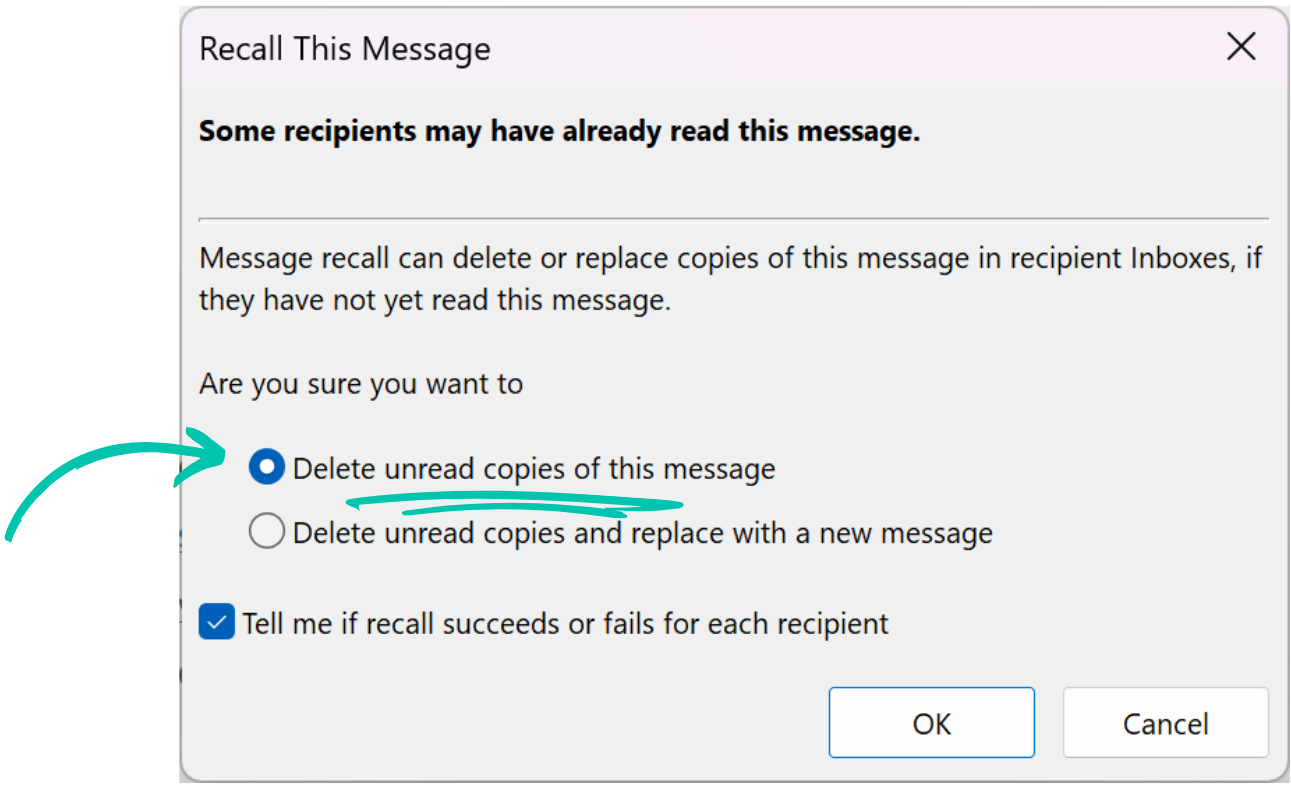 How to Recall an Email in Outlook