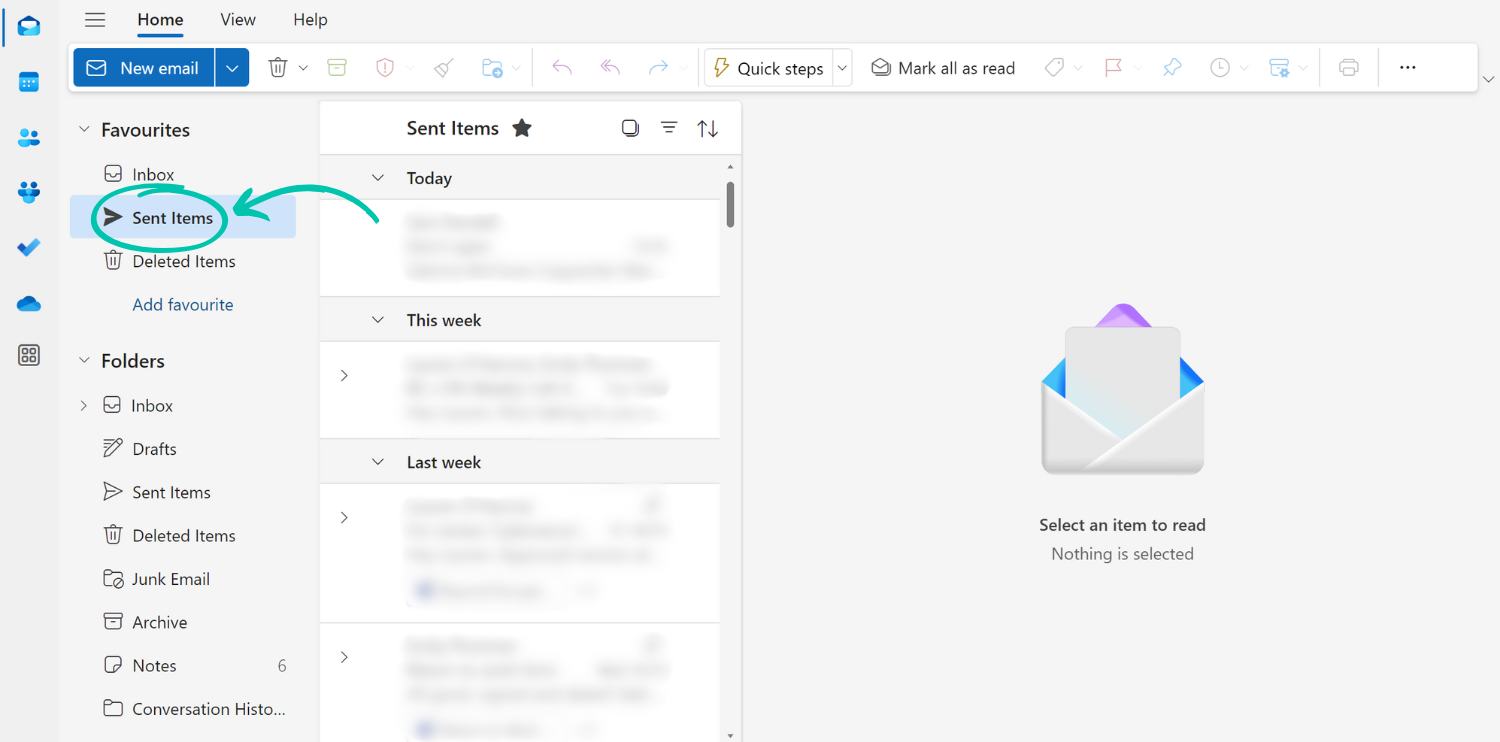 How to Recall an Email in Outlook