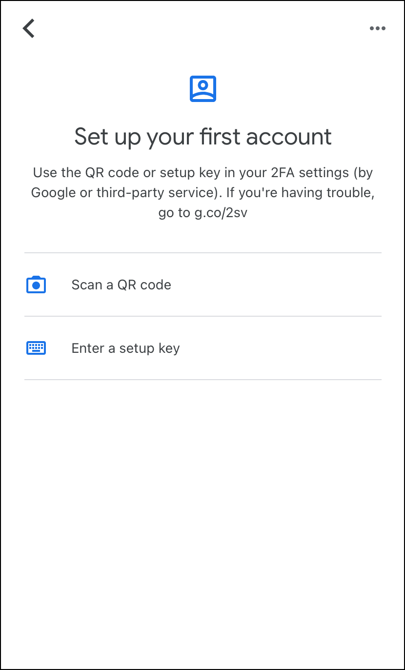 Using Google authenticator for 2FA