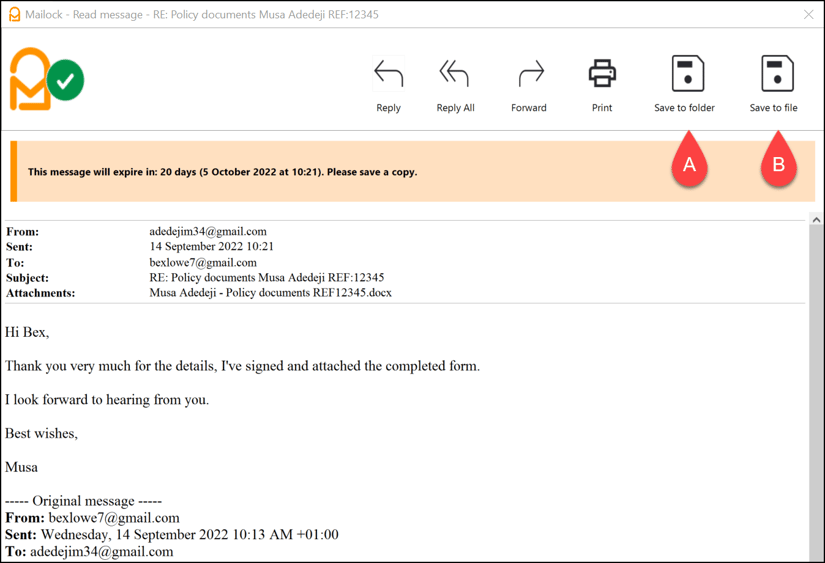 Save Unencrypted Messages With IMAP/POP3