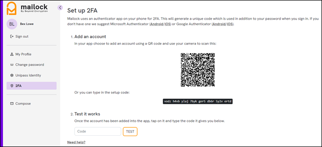 How to turn on two-factor authentication (2FA)